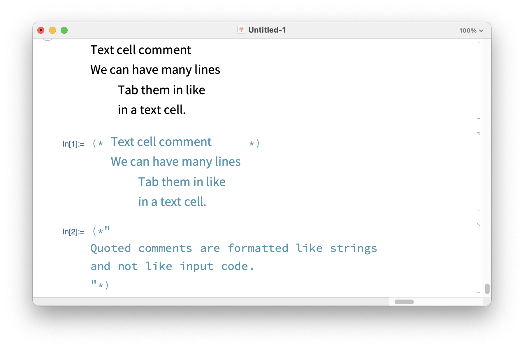 Why Cant Multiline Comments Be Aligned In Mathematica Notebook Online Technical Discussion