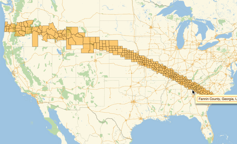 Path Of The Total 2017 Solar Eclipse Across Us Online Technical